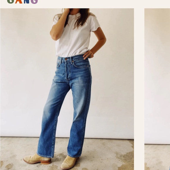 Hey Gang | Jeans | Hey Gang The High Rise Straight Richmond Wash | Poshmark